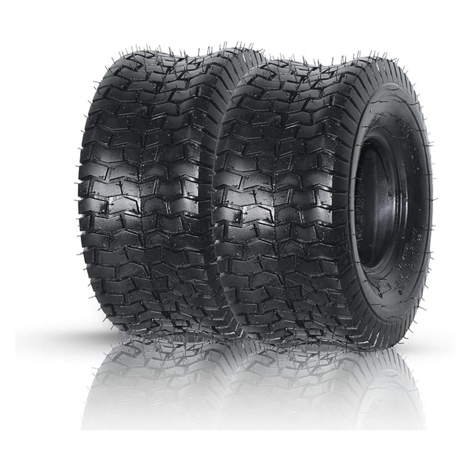 Set of 2 15x6.00-6 4Ply Tires for Lawn & Garden Mower Tractor Turf ...