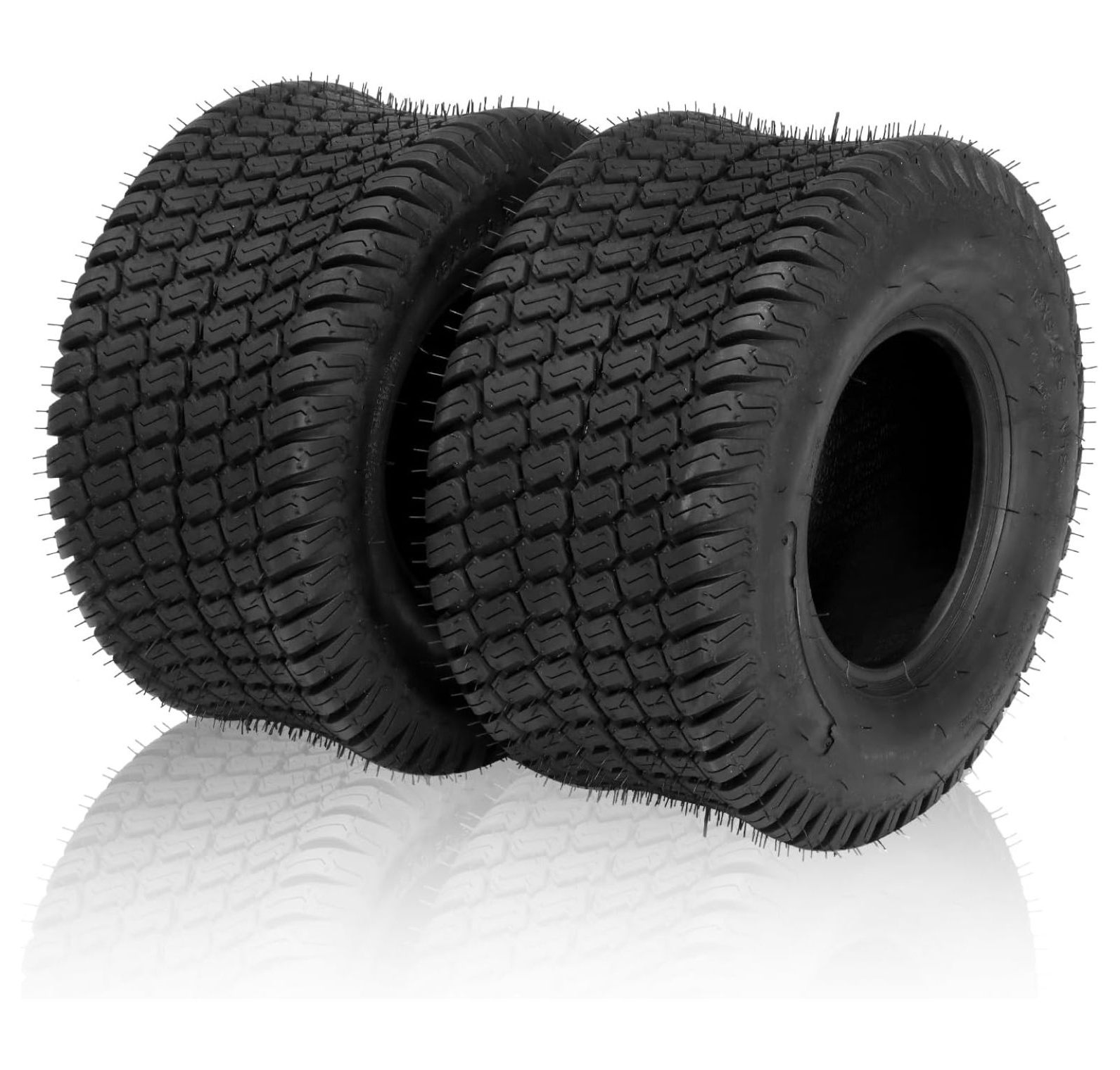 Set of 2 18x9.50-8 18x9.50x8 Lawn Garden Tire 4PR Golf Utility Cart ...