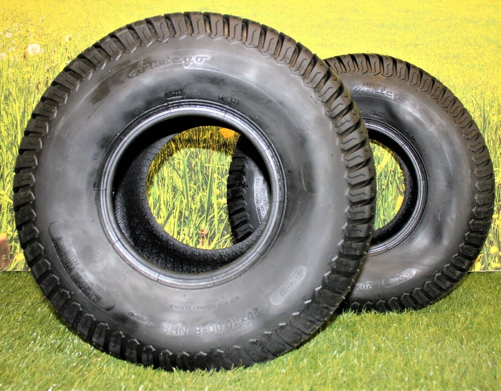 (Set of 2) 20x10.00-8 Tires (ATW-003) - Walmart.com