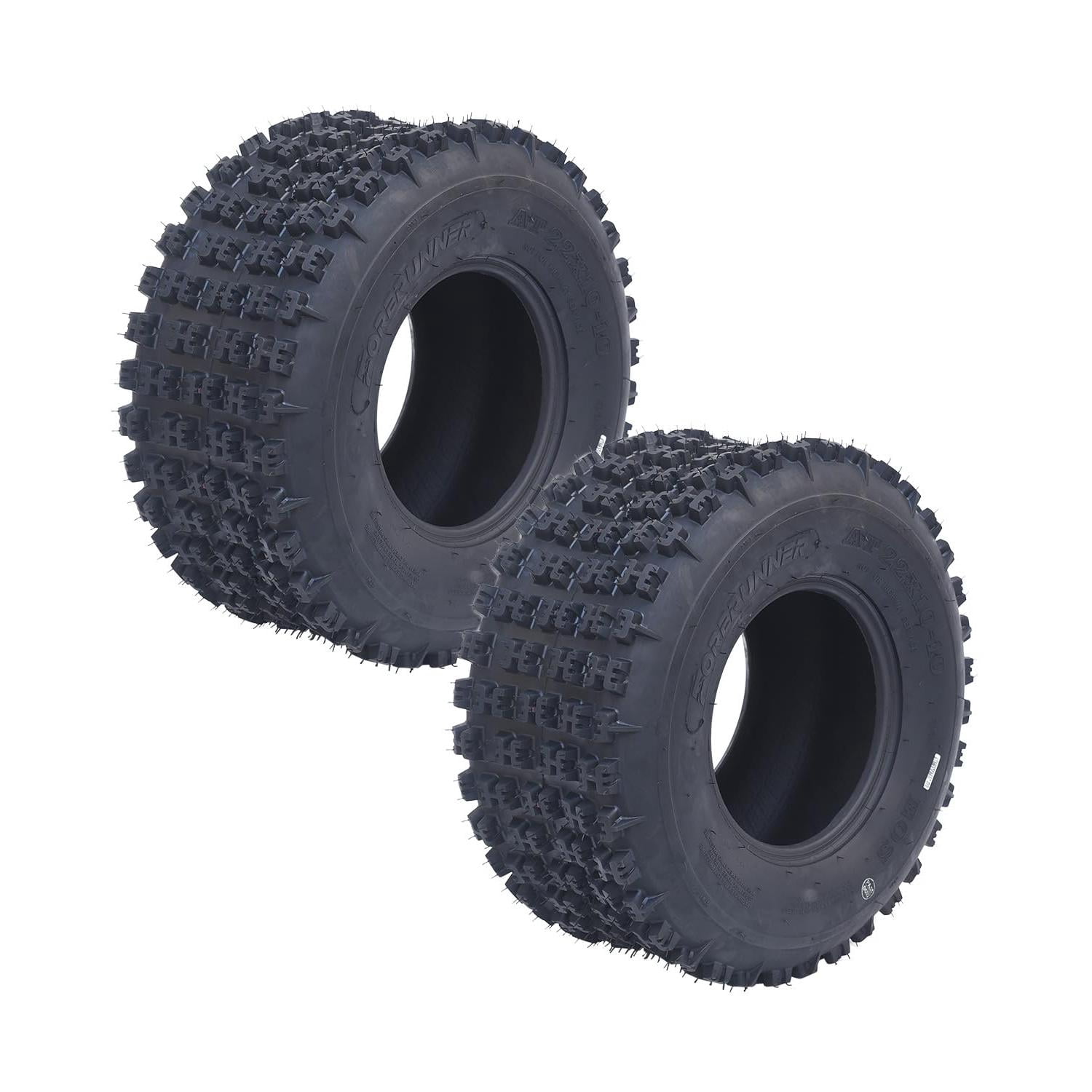 Set of 2 22x10-10 ATV/UTV Tires, 22x10x10 All-Terrain 6PR Tubeless, Non ...