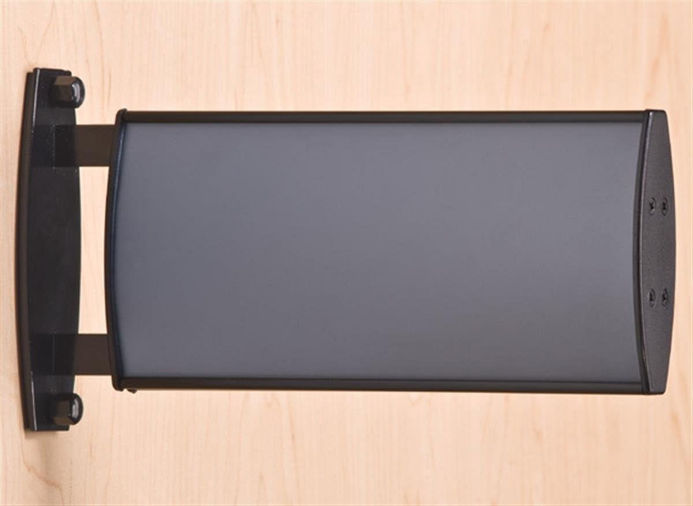 Set of 2-3.75 x 8 Office Door Sign for Wall Mount Use, Front-Loading ...