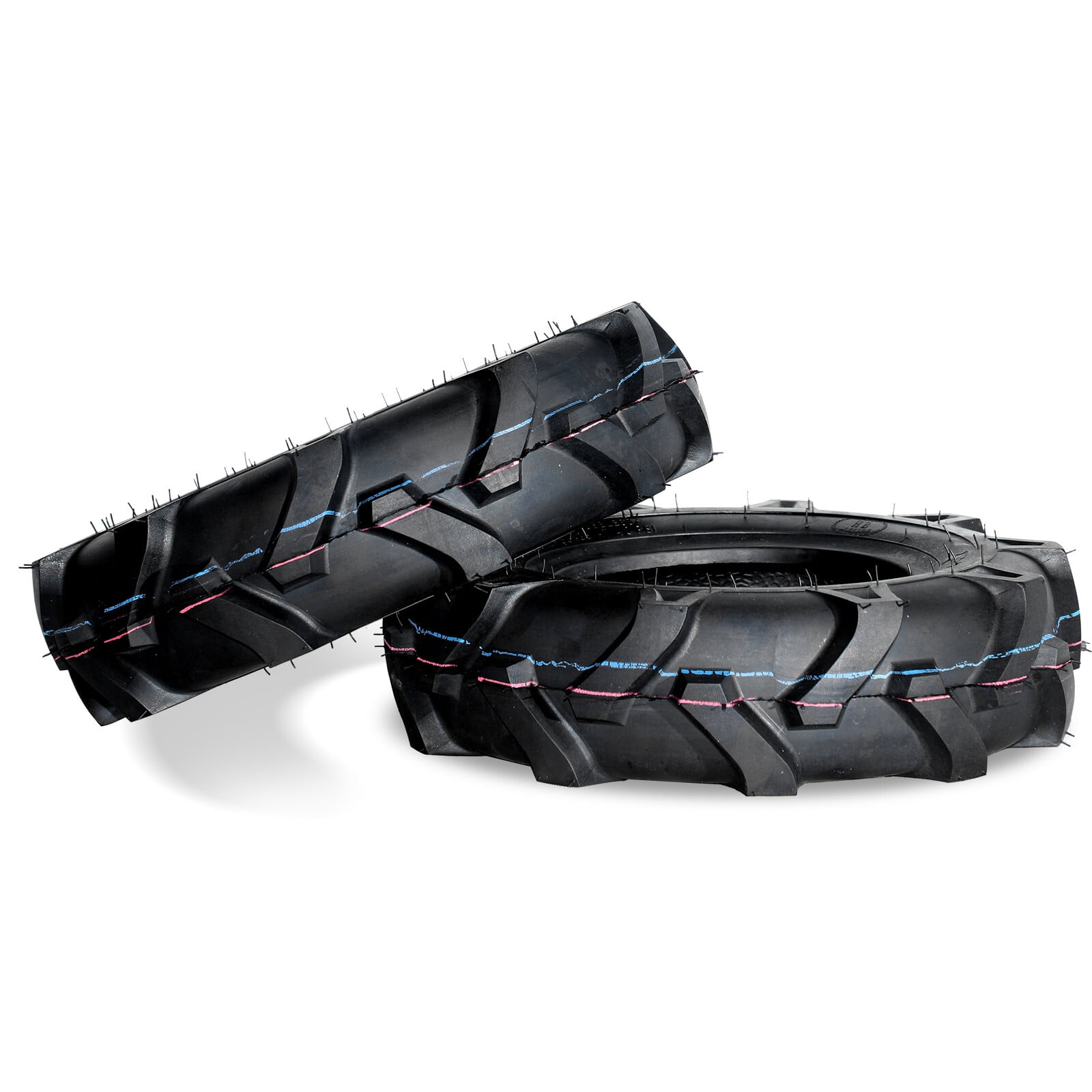 Set of 2 4.00-8 Lawn Mower Garden Tractor Tiller Tires 4 Ply 4.00x8 ...