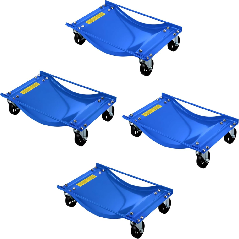 Set of 2/4 Car Dolly with 3.5 Inch Steel Wheels,Heavy Duty Vehicle ...