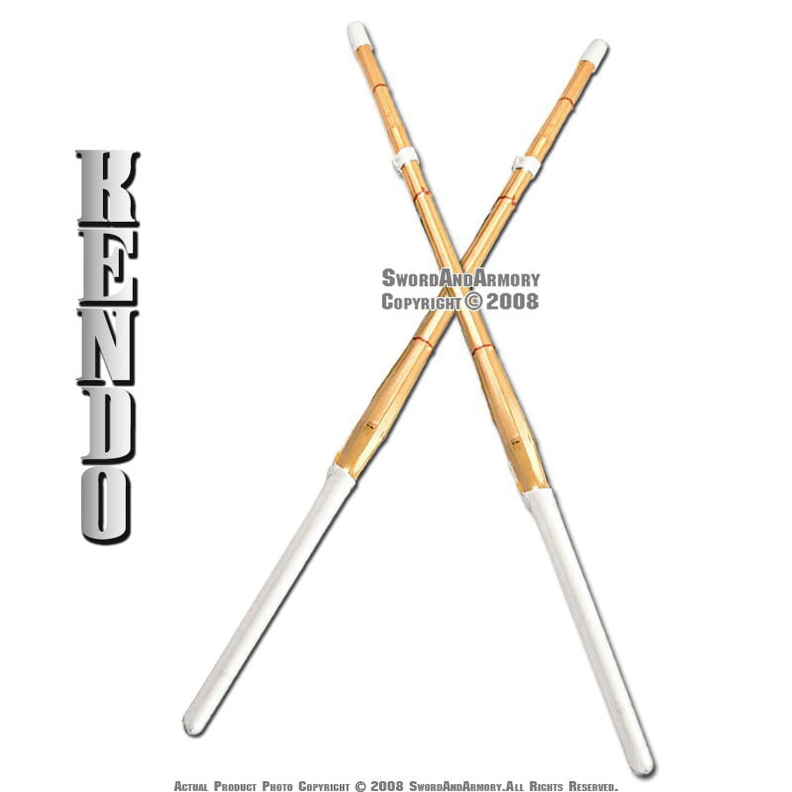 Set of 2 44" Kendo Shinai Bamboo Stick Practice Sword Katana - Walmart.com