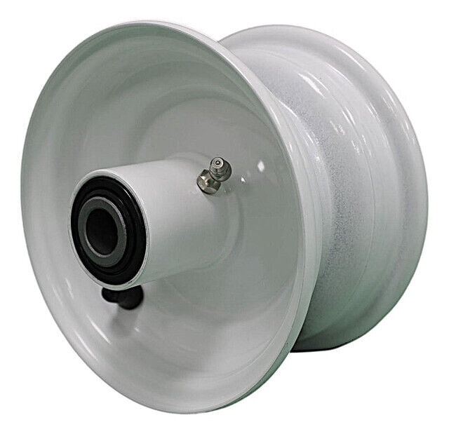 Set of 2 6x3.25 White Wheels | Replacement for Toro/Exmark Lazer Z Part ...