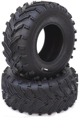 Set of 2 ATV Tires All-Terrain Tires 24x9-11 6PR ATV UTV Trail Sand Mud ...