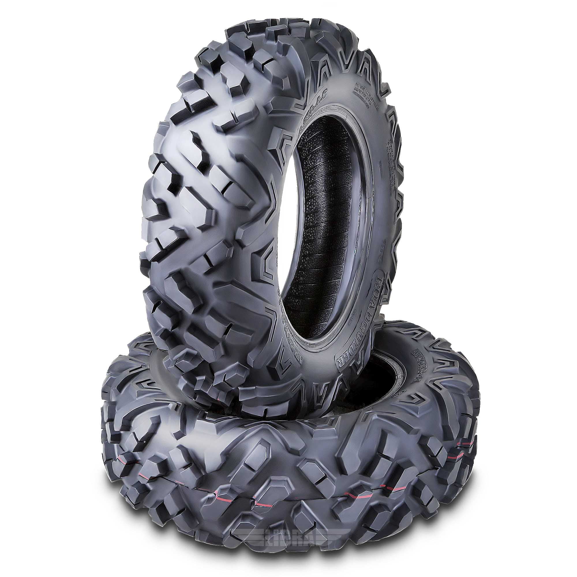 ROAD GUIDER 27x9-14 ATV UTV Tires 6PR, Set of 2, Mud and Rock Resistant ...