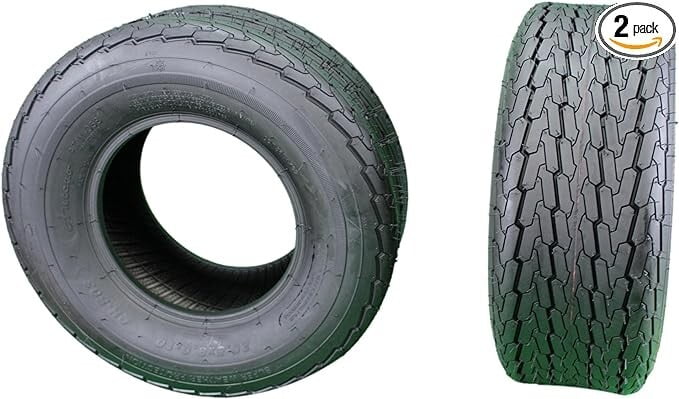 Set of 2 ATW-058 10 ply 205/65-10 20.5x8.00-10 Load Range E Tires Only ...