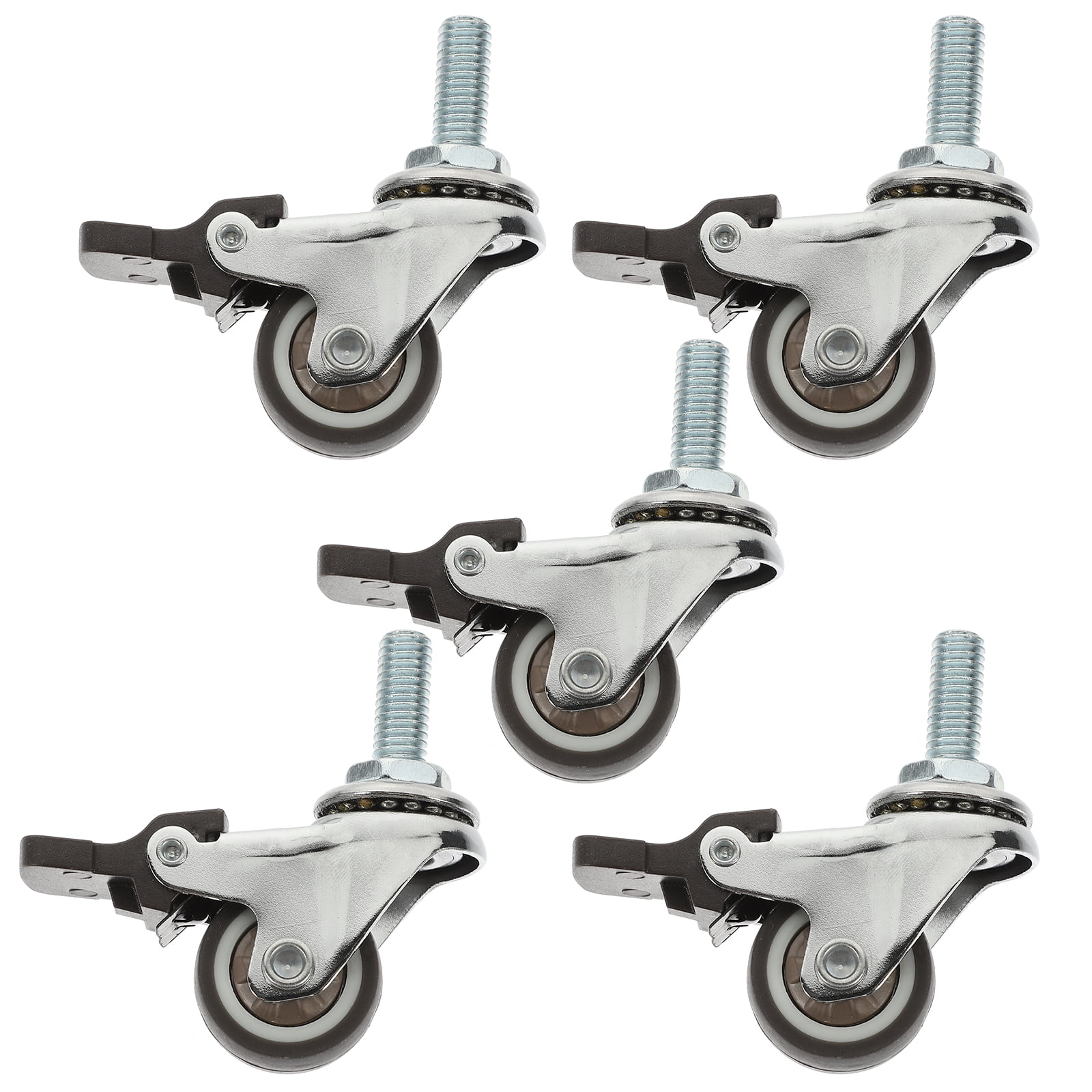 Set of 2 Ab Roller Wheel Bracket Casters Easy to Operate - Walmart.com