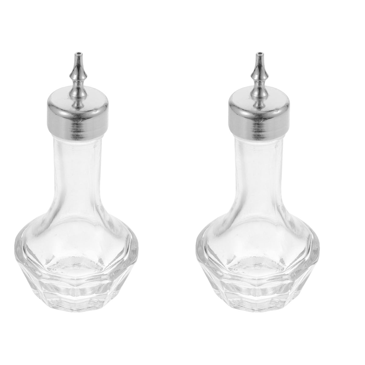 Set of 2 Absinthe Bottle Clear Spray Decor Whiskey Decanter Shaker ...