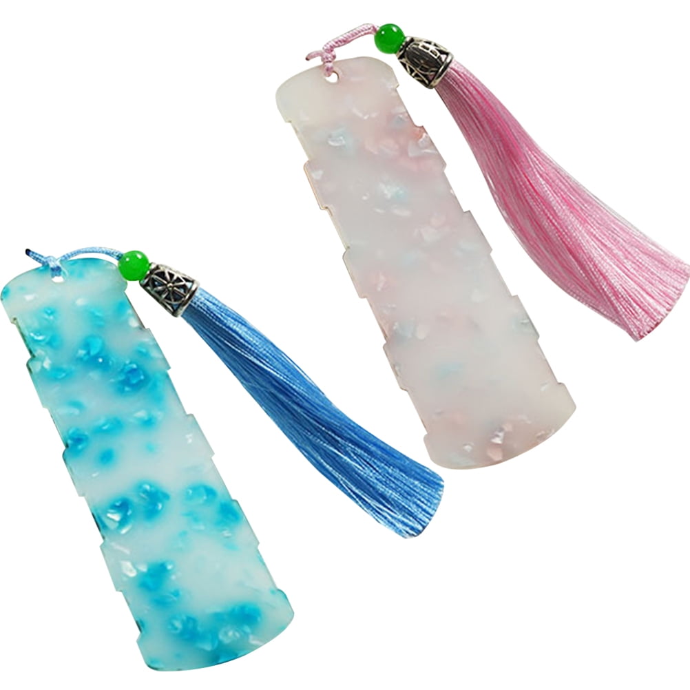 Set of 2 Acrylic Pipa Nail Board Crib Biting Guard Picks Storage Card ...