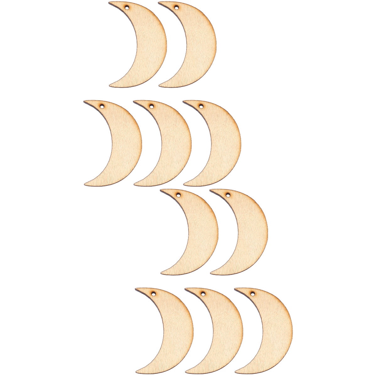 Set of 2 Adjustable Float Valve Wooden Moon Chips Office Man - Walmart.com