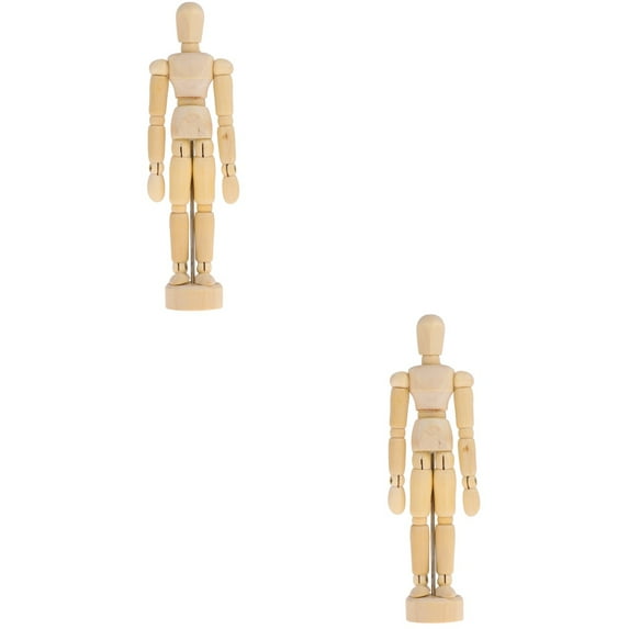 Set of 2 Adjustable Mannequin Full Body Hand Decor Puppets Toy ...