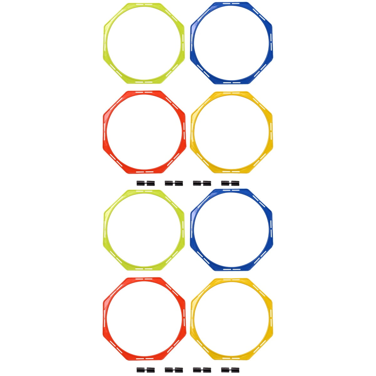 Set of 2 Agility Rings Football Training Circle Soccer Exercising ...