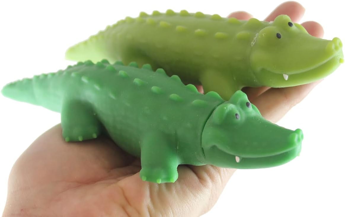 Set of 2 Alligator Puffer Ball - Air Filled Sensory Therapy Fidget ...