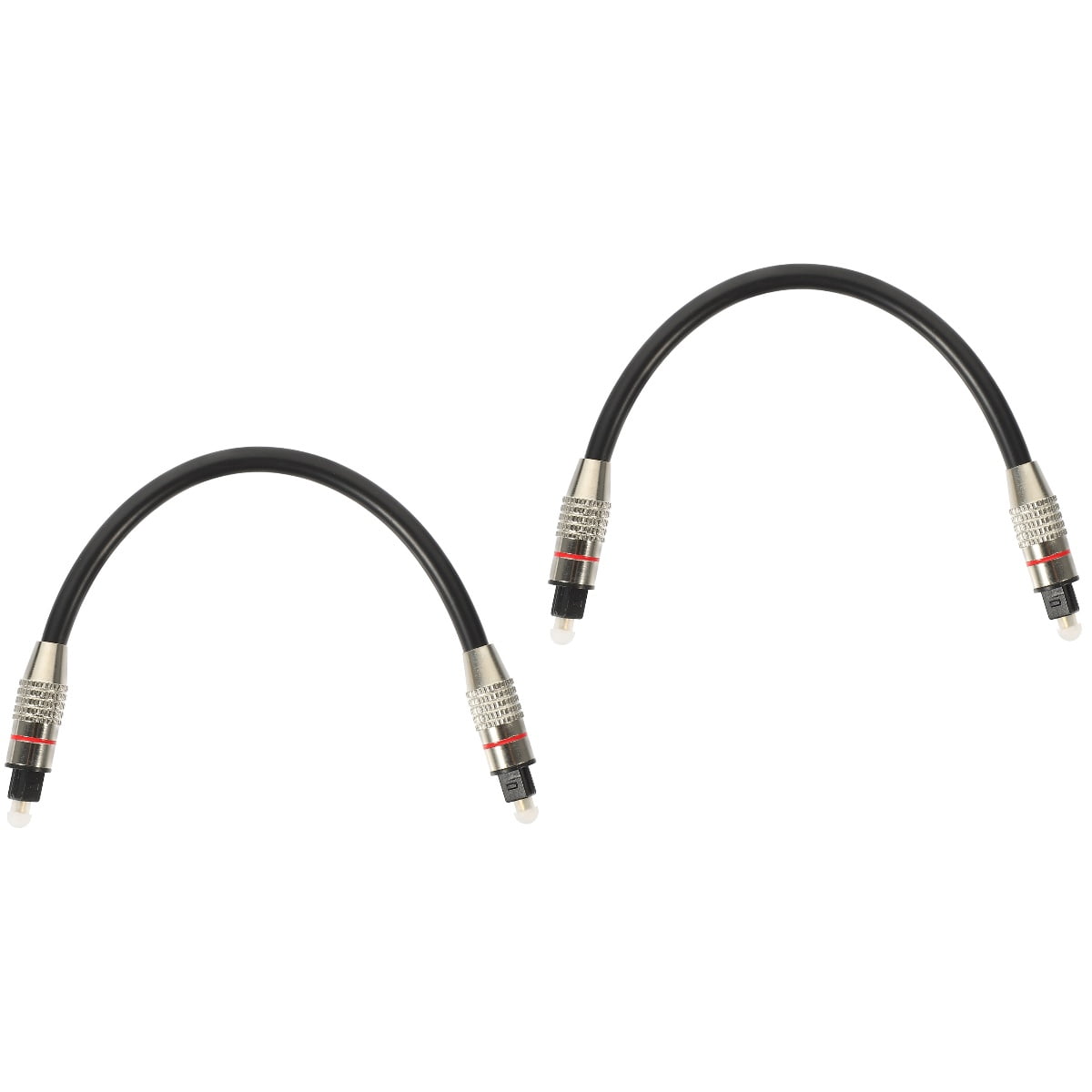Set of 2 Audio Optical Cable Cables Television Digital Splitter ...