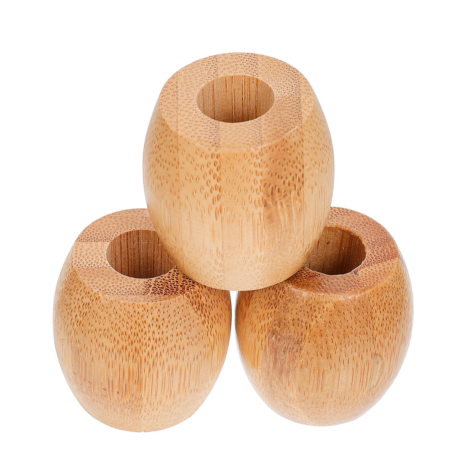 Set of 2 Bamboo Toothbrush Base Electric Case Kids Toothbrushes Holder ...