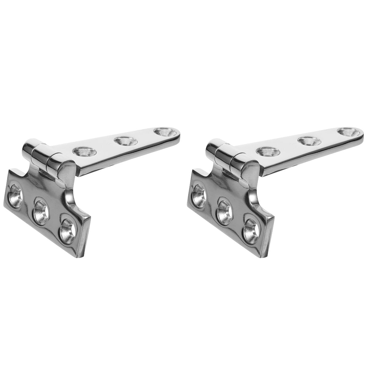 Set Of 2 Barn Door Hinges Kitchen Cabinets Shed Galvanized Stainless Steel