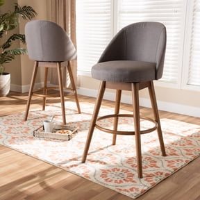 GDF Studio Oneida Furniture: Rustic Fabric Upholstered Wood & Cane ...