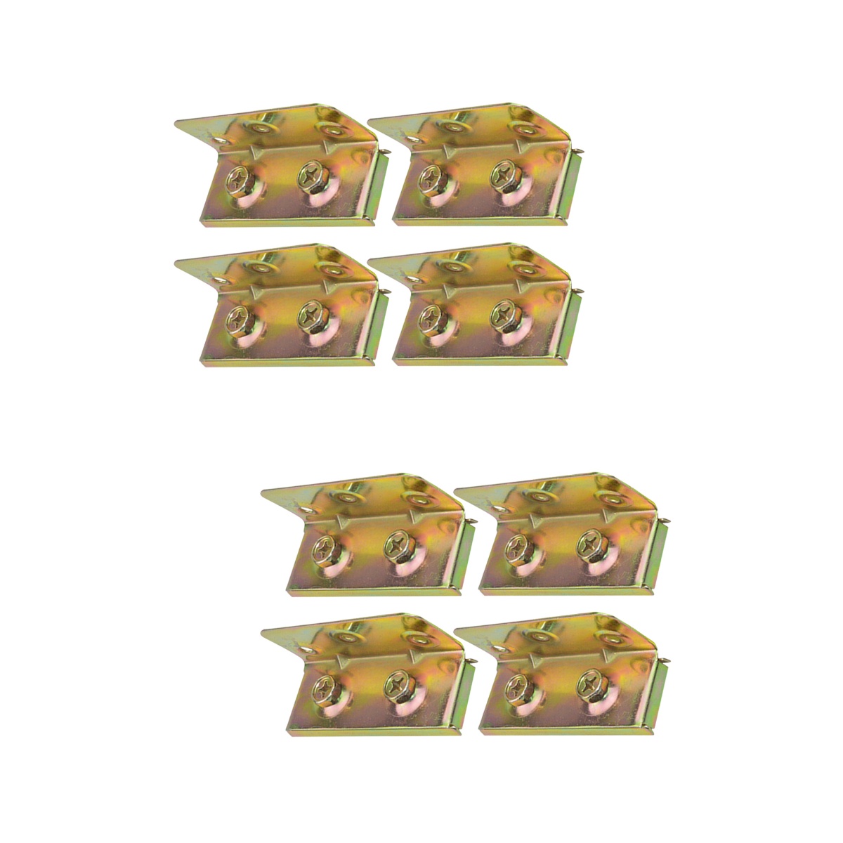 Set of 2 Bed Rail Fittings Fasteners Hanger Screw Hinge Frame Accessory ...