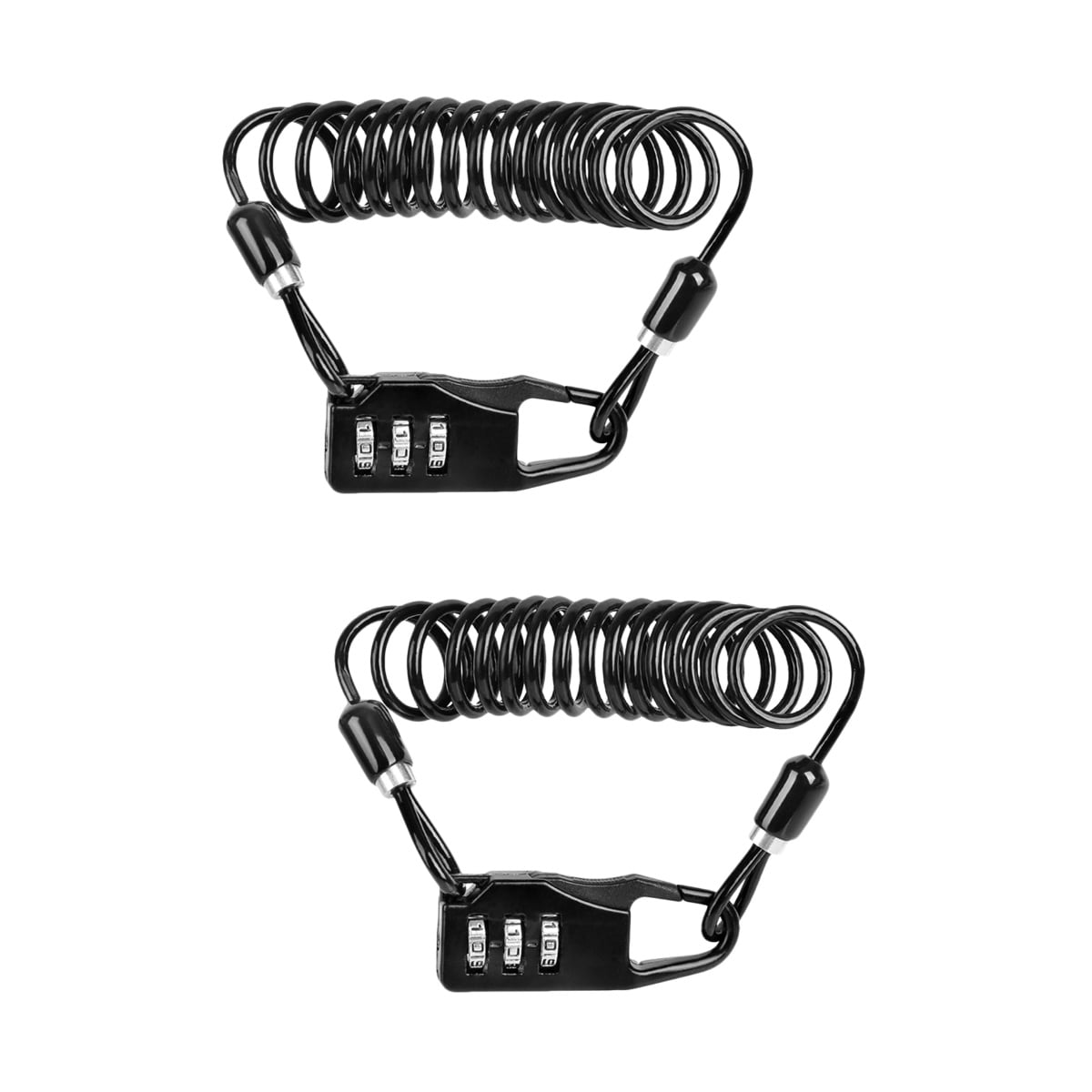 Set of 2 Bike Combination Lock Chain Cable Security Child - Walmart.com