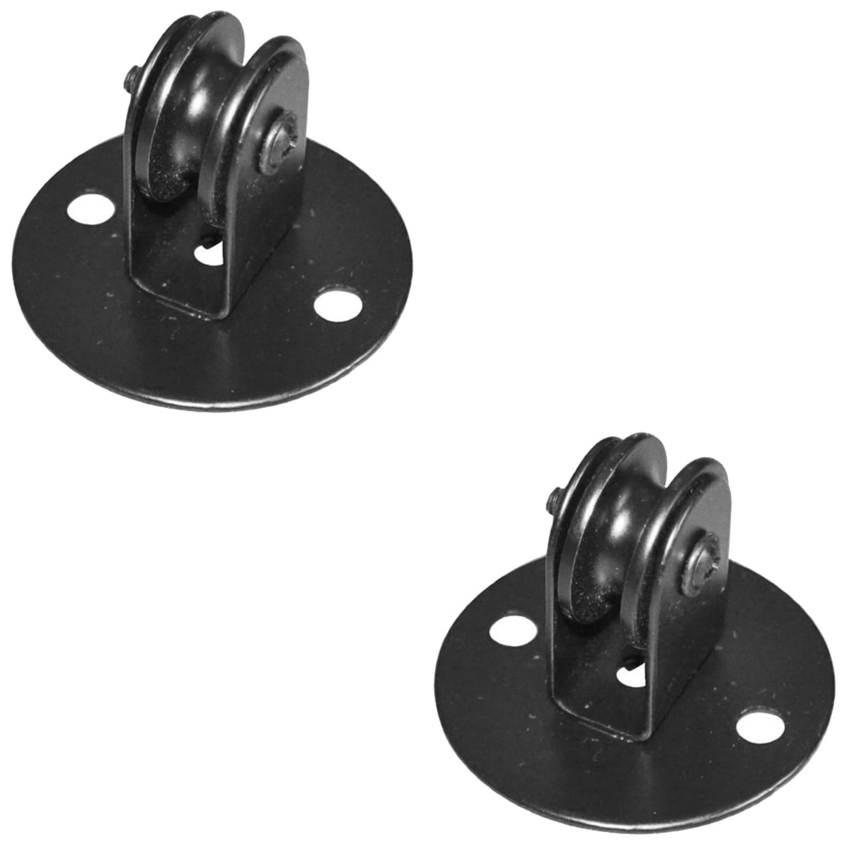 Set of 2 Black Chandelier Lighting Accessories Hanging Pulleys for ...