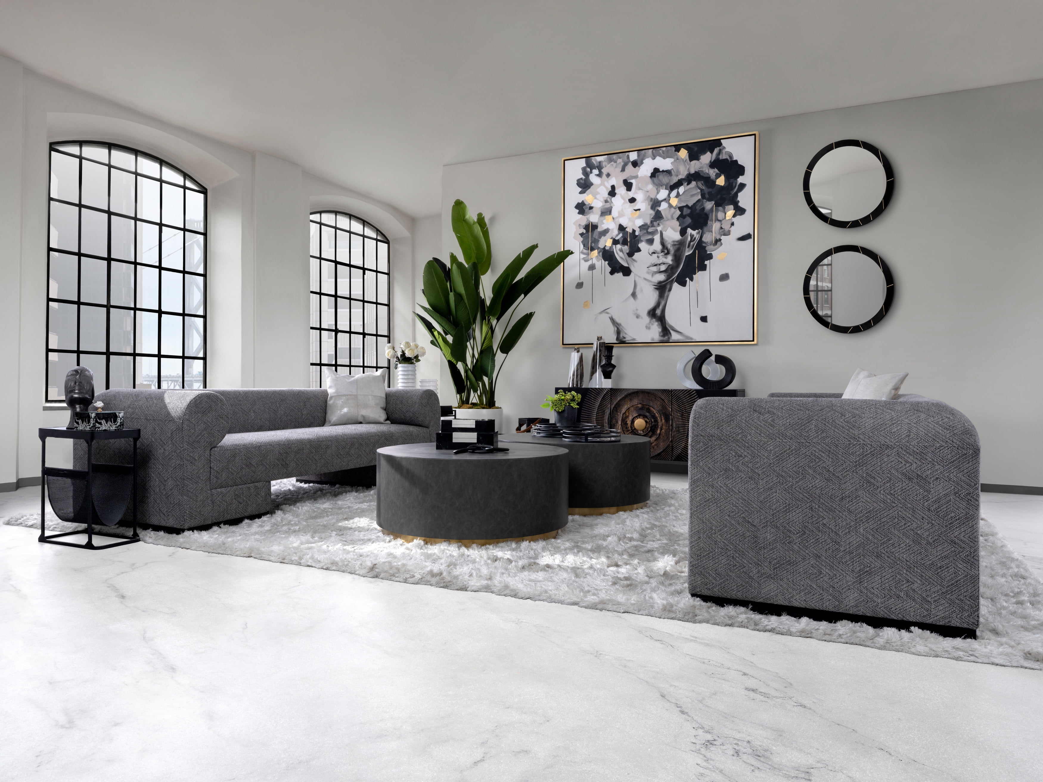 Set of 2 Black and White Storage Boxes - Simple Design Matching 10" and ...