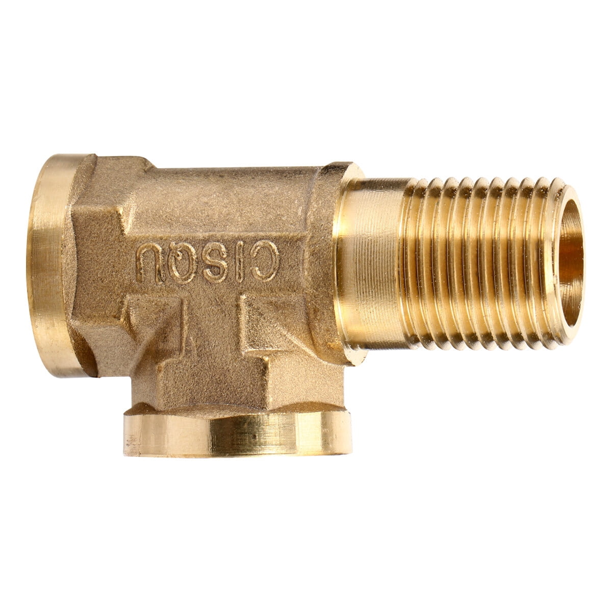 Set of 2 Brass Connector Industry Supplies Fuel Hose Joiner Adaptador 3 ...