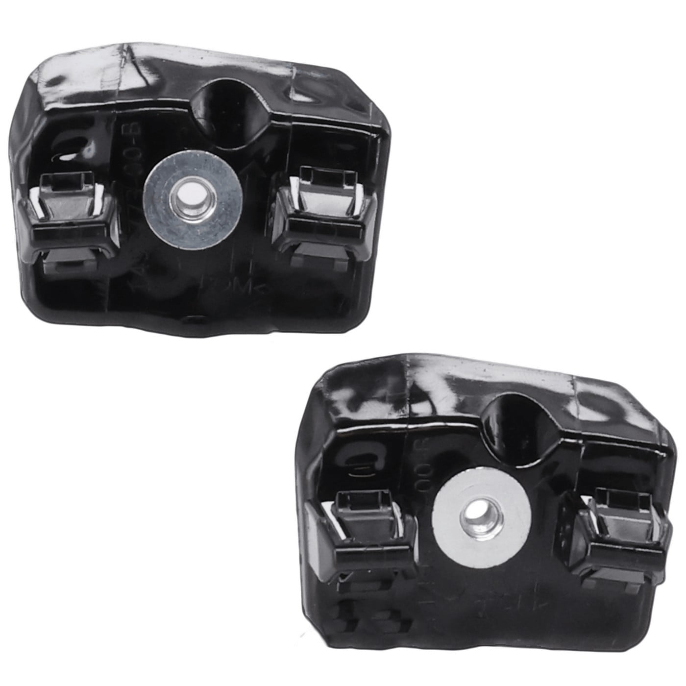 Set of 2 Bumper Face Bar Brackets Retainer Mounting Braces - Left ...