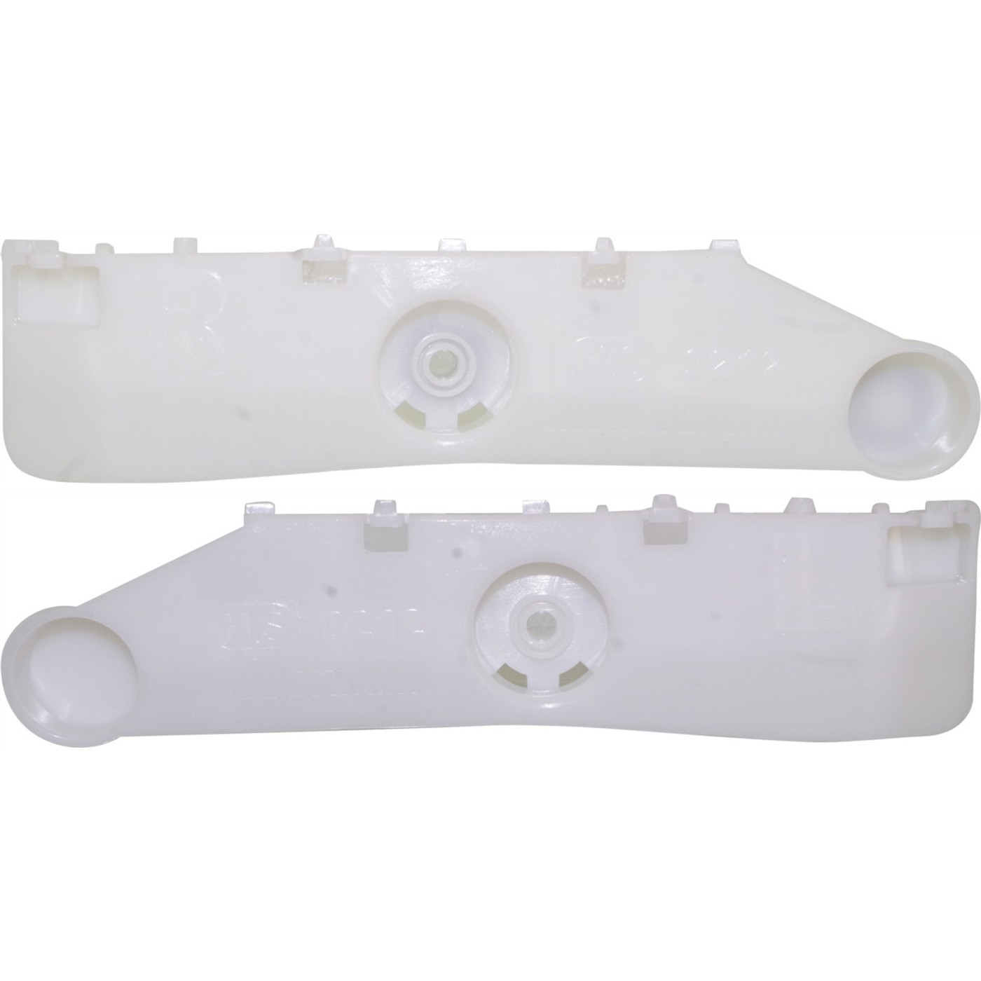 Set of 2 Bumper Face Bar Brackets Retainer Mounting Braces Left & Right ...