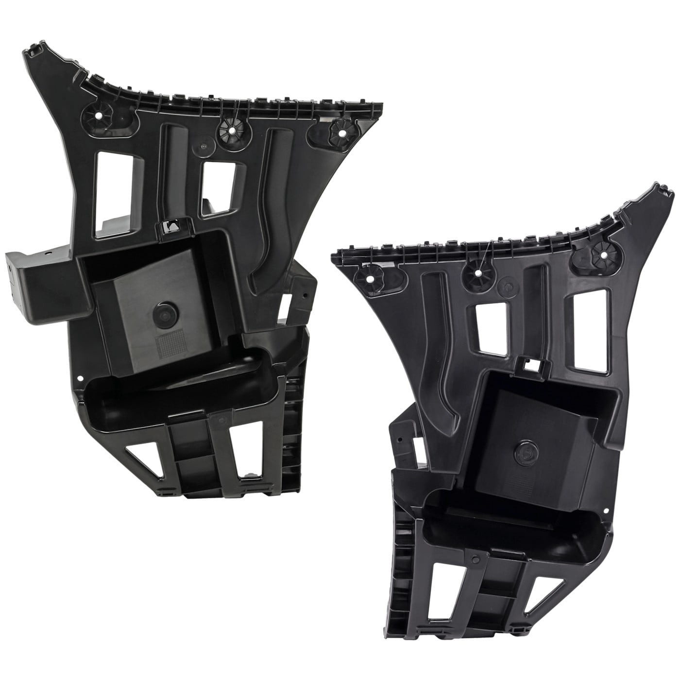 Set of 2 Bumper Face Bar Brackets Retainer Mounting Braces for Left ...