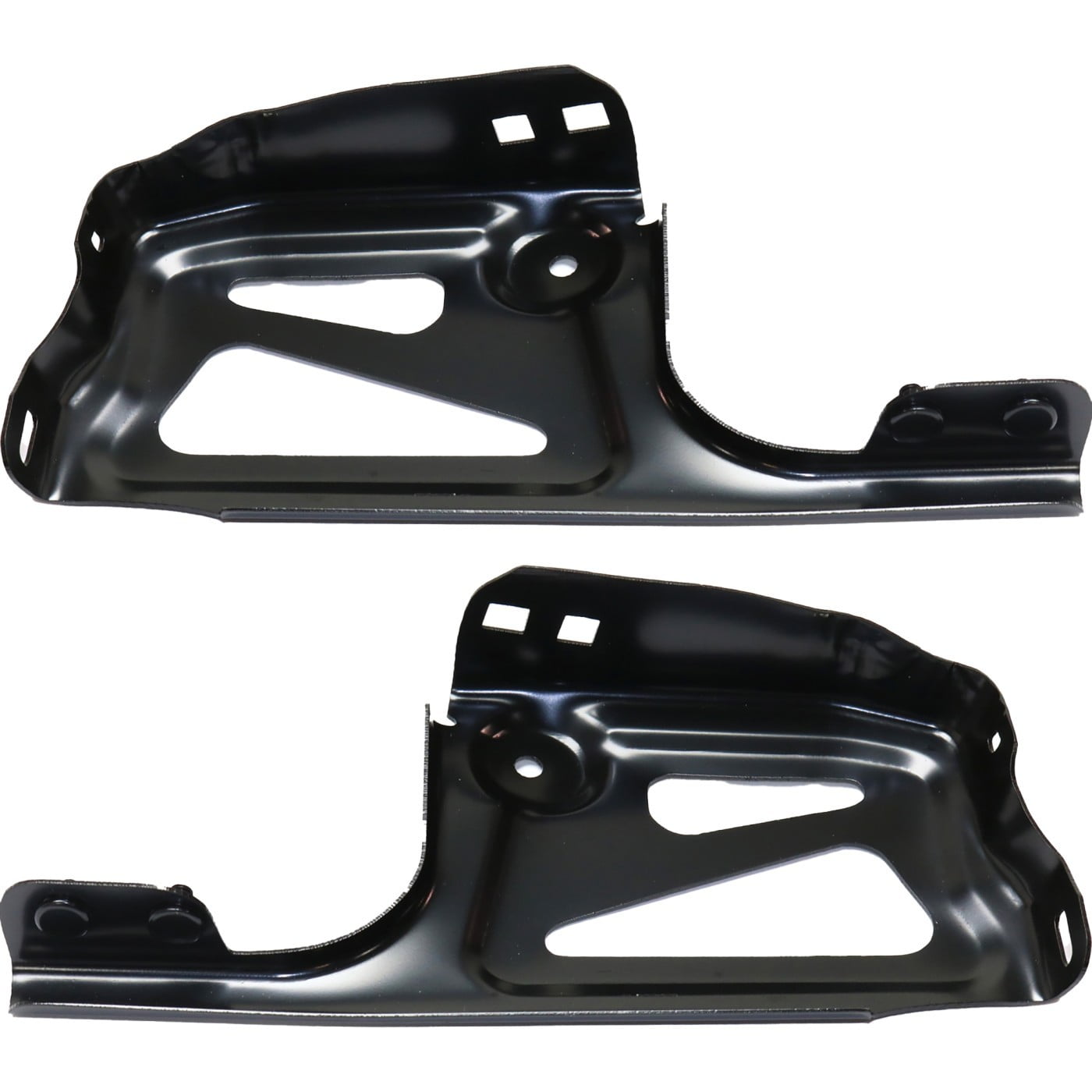 Set of 2 Bumper Face Bar Brackets Retainer Mounting Braces for Left and ...