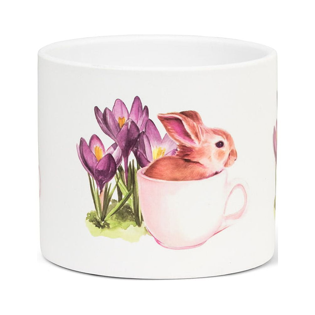 Set of 2 Bunny & Crocus Small Planter - Walmart.com