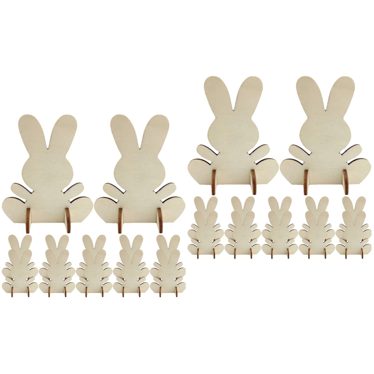 Set of 2 Bunny Inflatable DIY White Embryo Rabbit - Walmart.com