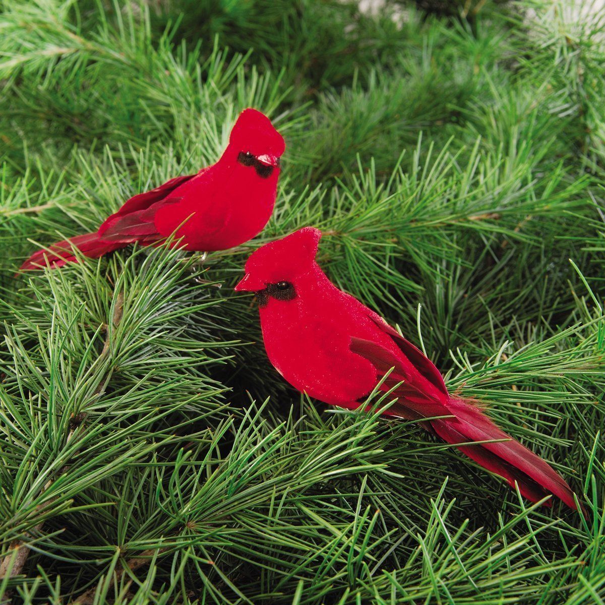 Gallerie II Christmas Decorations - Set of 2 CARDINAL Bird Clip ...