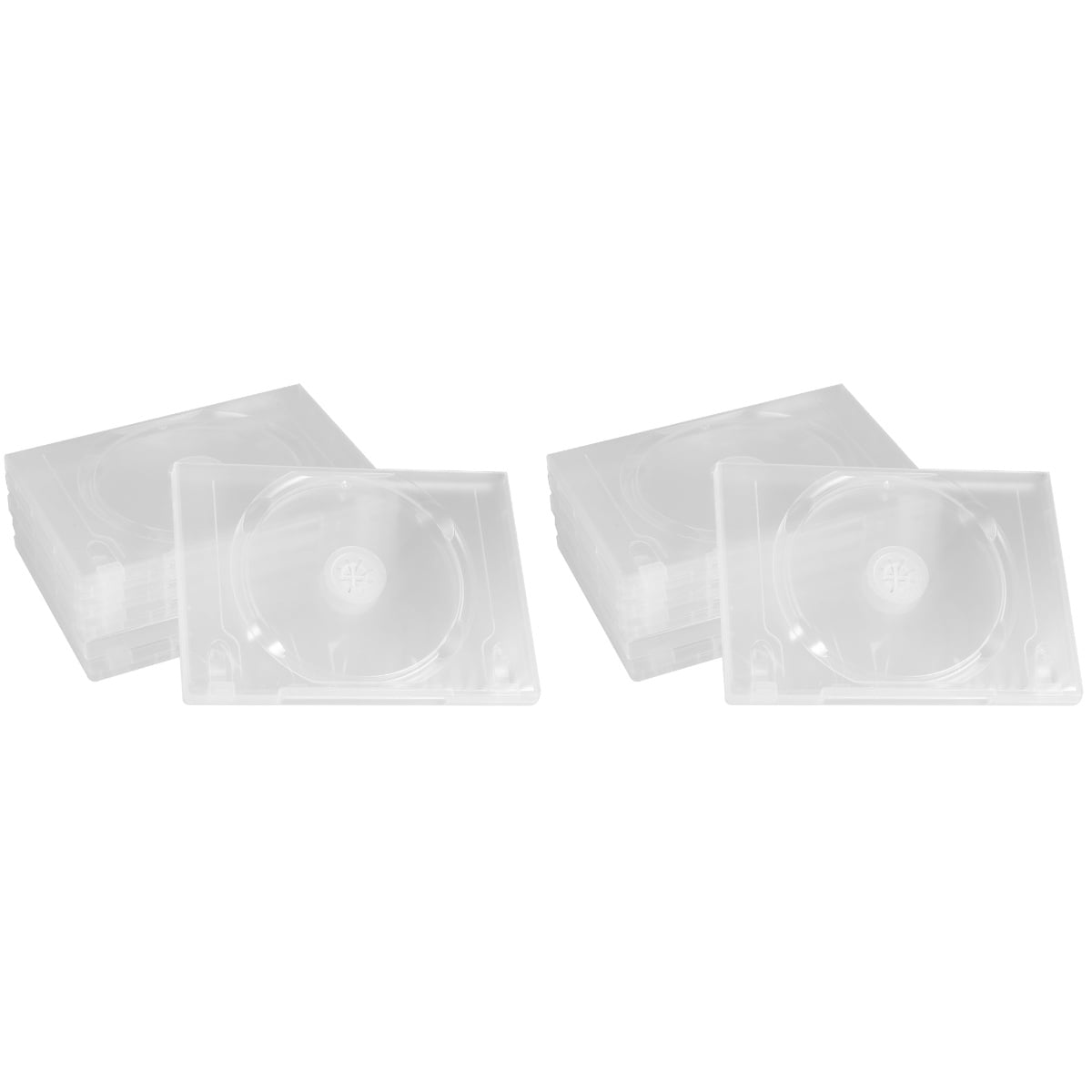 Set of 2 CD Case Media Video Storage Holder Player Portable - Walmart.com