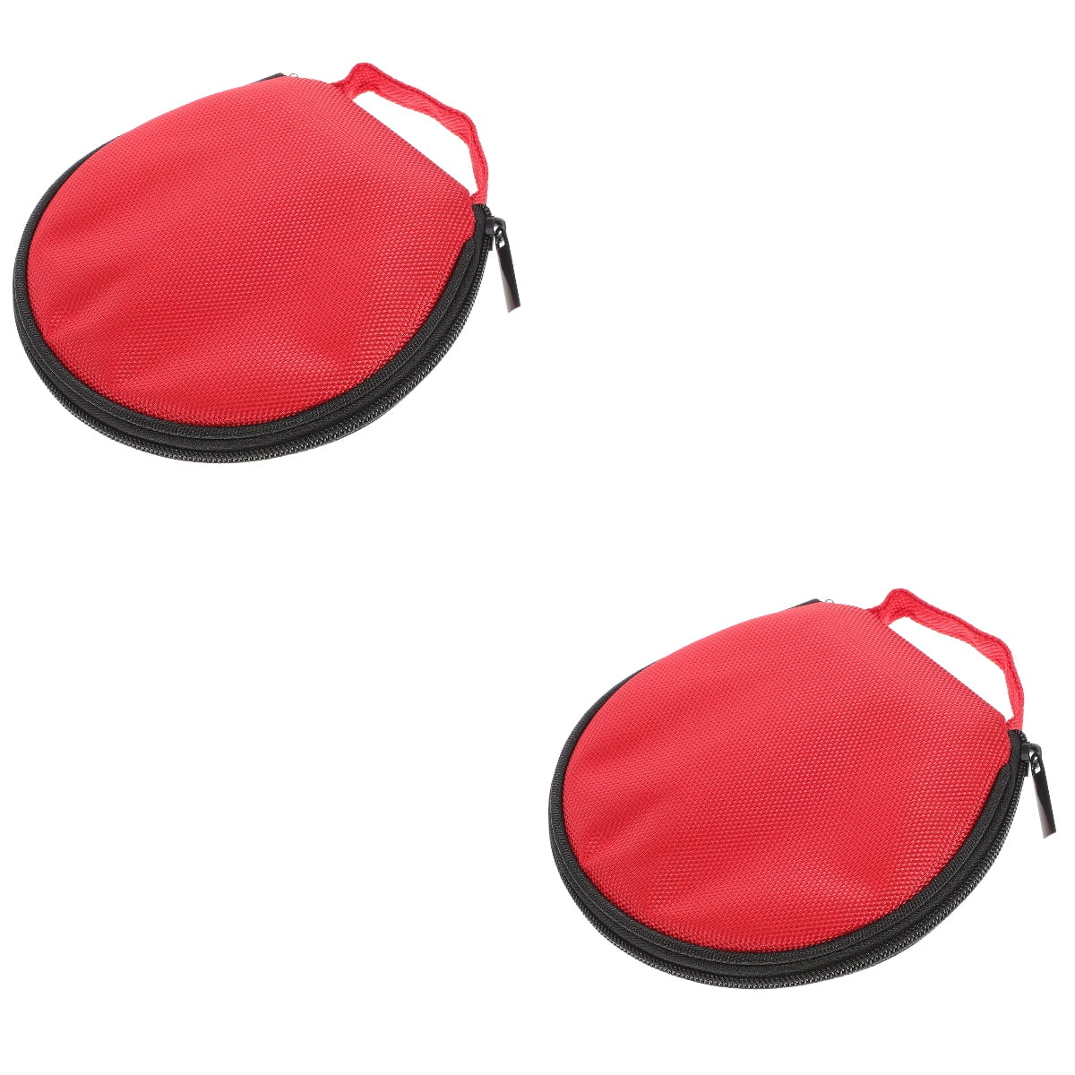 Set of 2 CD Disc Storage Bag Album Case Media Purses Carrying Dvd Red ...