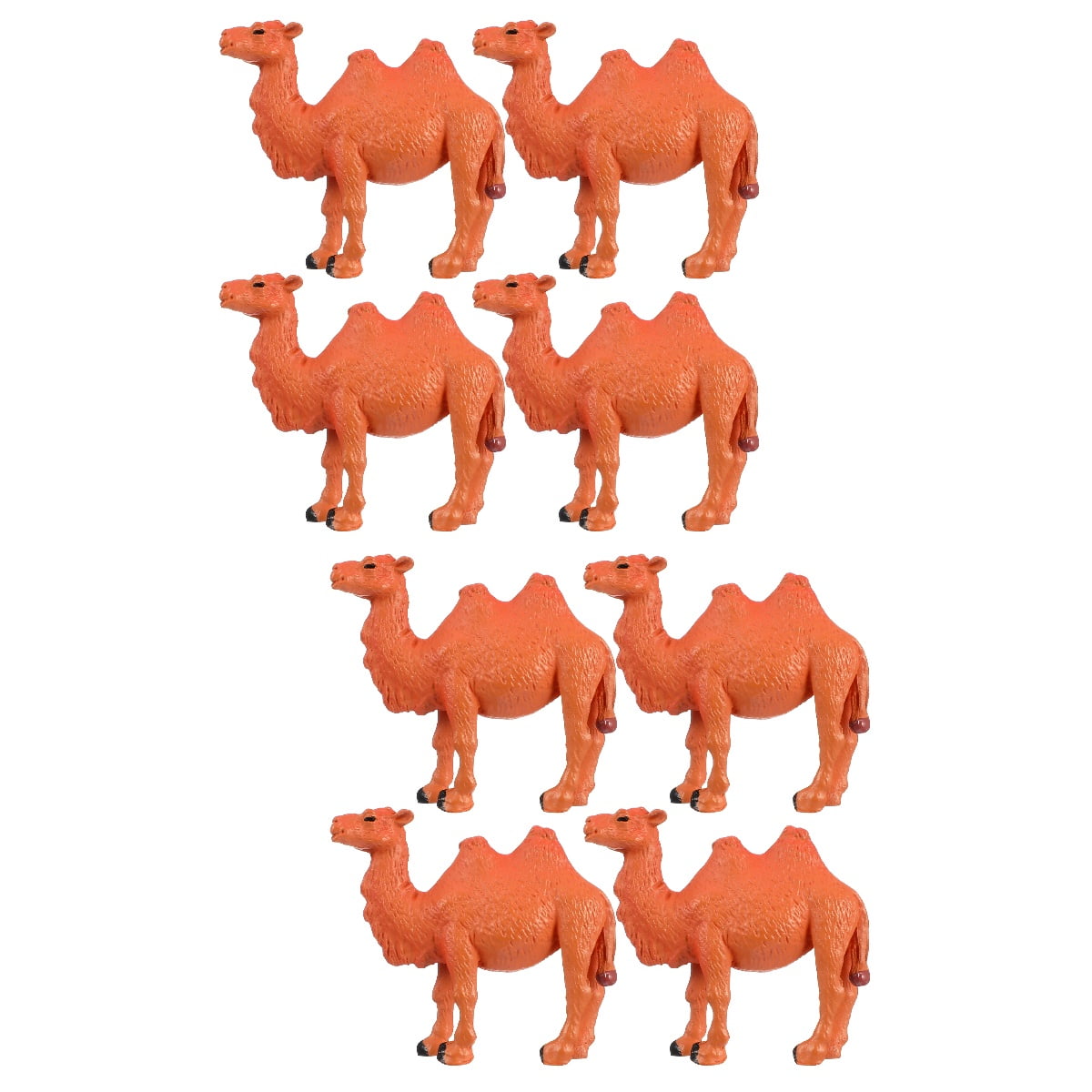 Set of 2 Camel Toy Realistic Figurines Animal Models Baby - Walmart.com