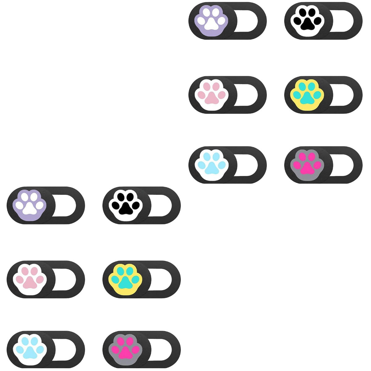 Set of 2 Camera Privacy Cover Pro Screen Paintable Laptop Stand ...