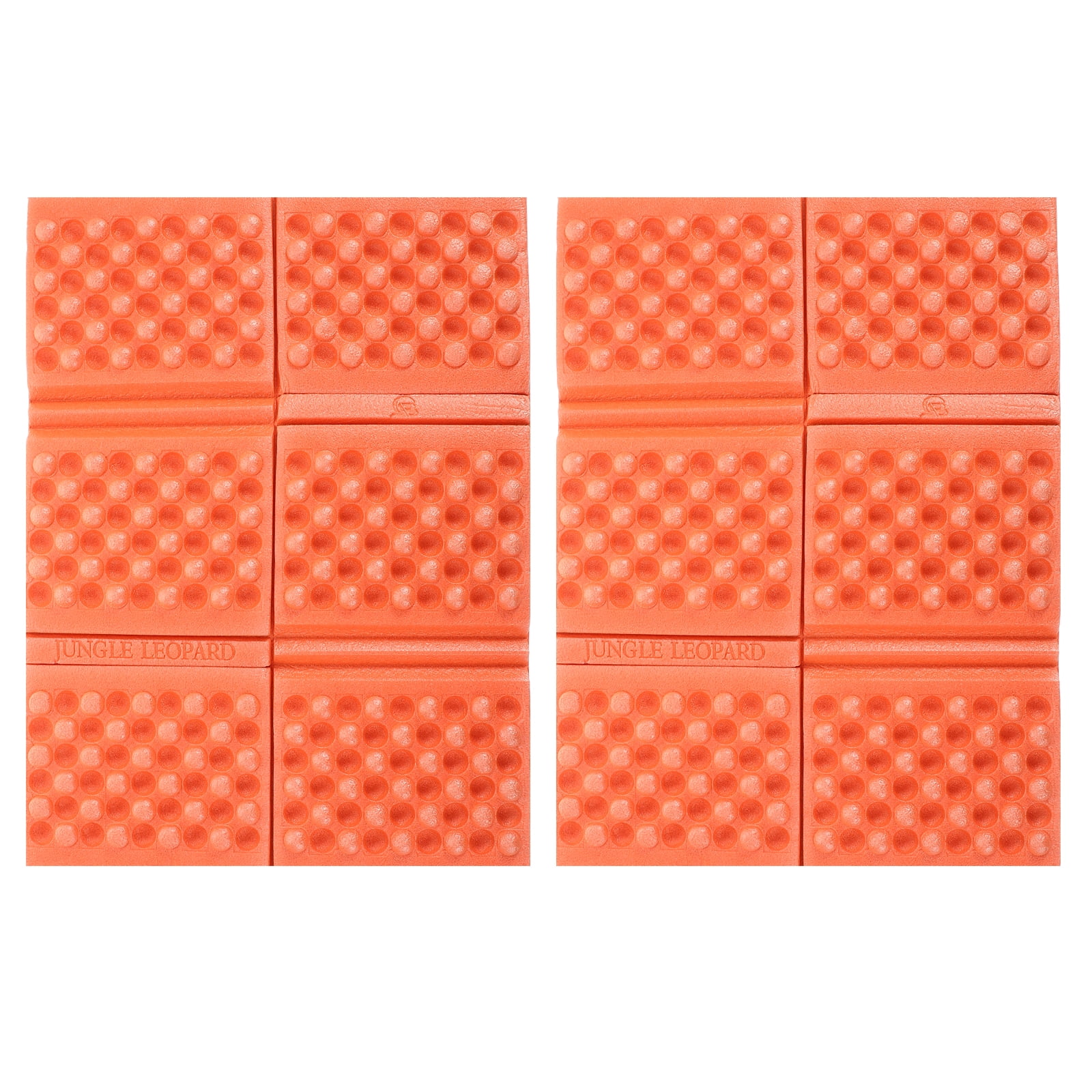 Set of 2 Camping Ground Mat Honeycomb Folding Cushion Inflatable Seats ...