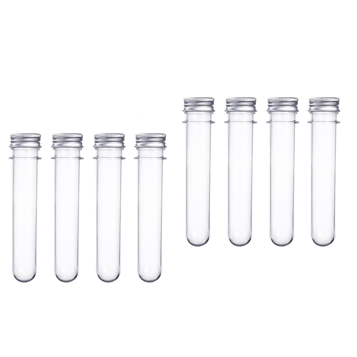 Set of 2 Candy Bottle Dispenser Clear Storage Tube Test Tubes - Walmart.com