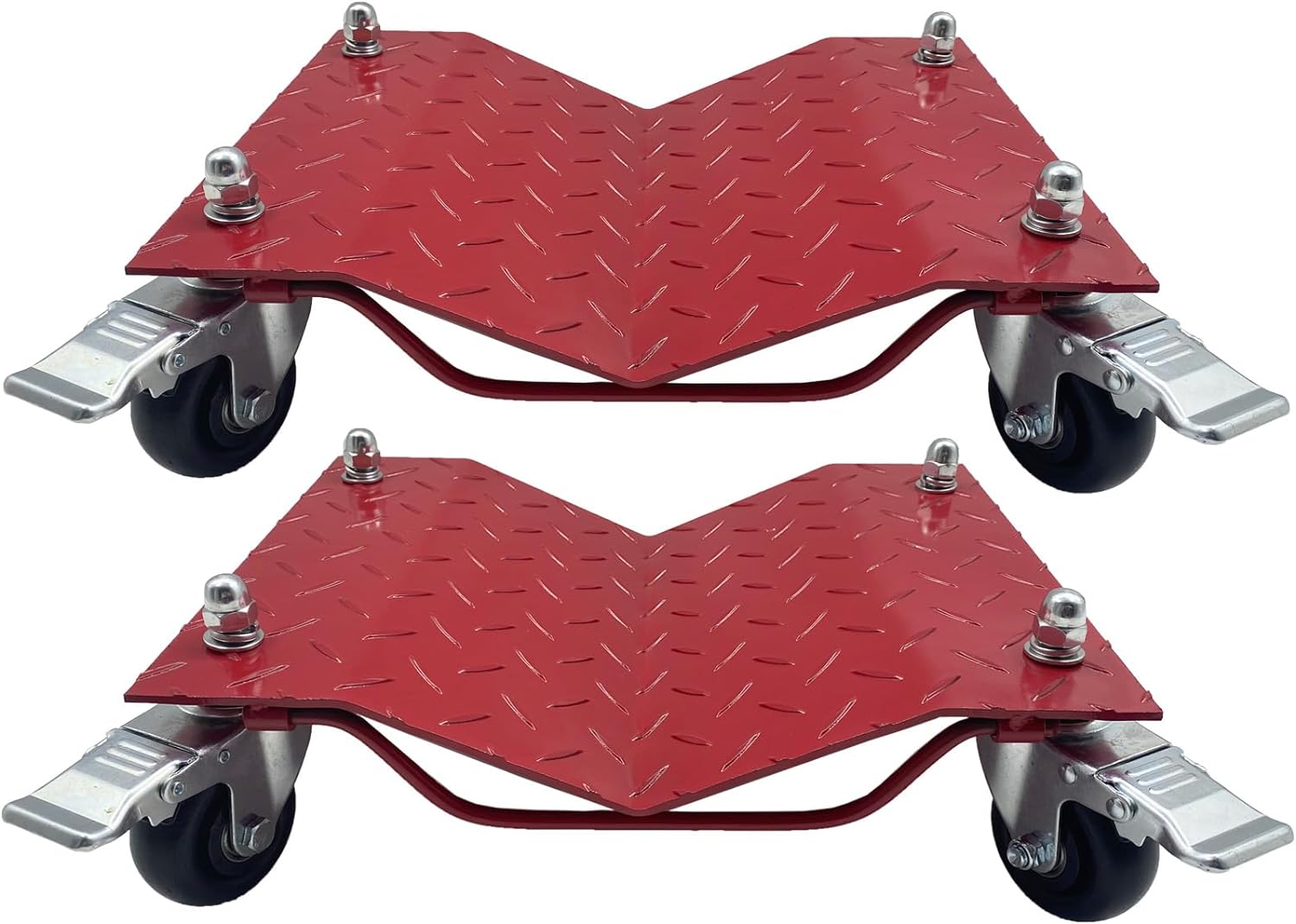 Set of 2 Car Dolly, Heavy Duty Wheel Dolly Vehicle Tire Skates with ...