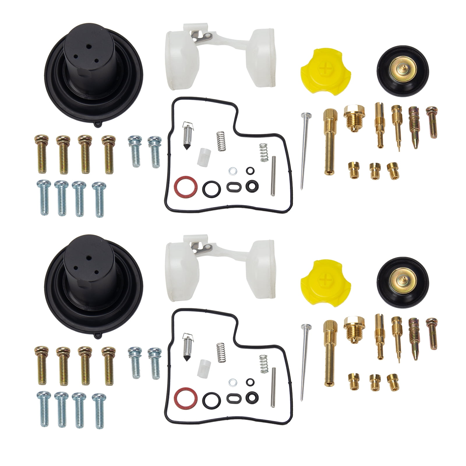 Set of 2 Carburetor Repair kit with Diaphragm Float for Honda PC800 ...
