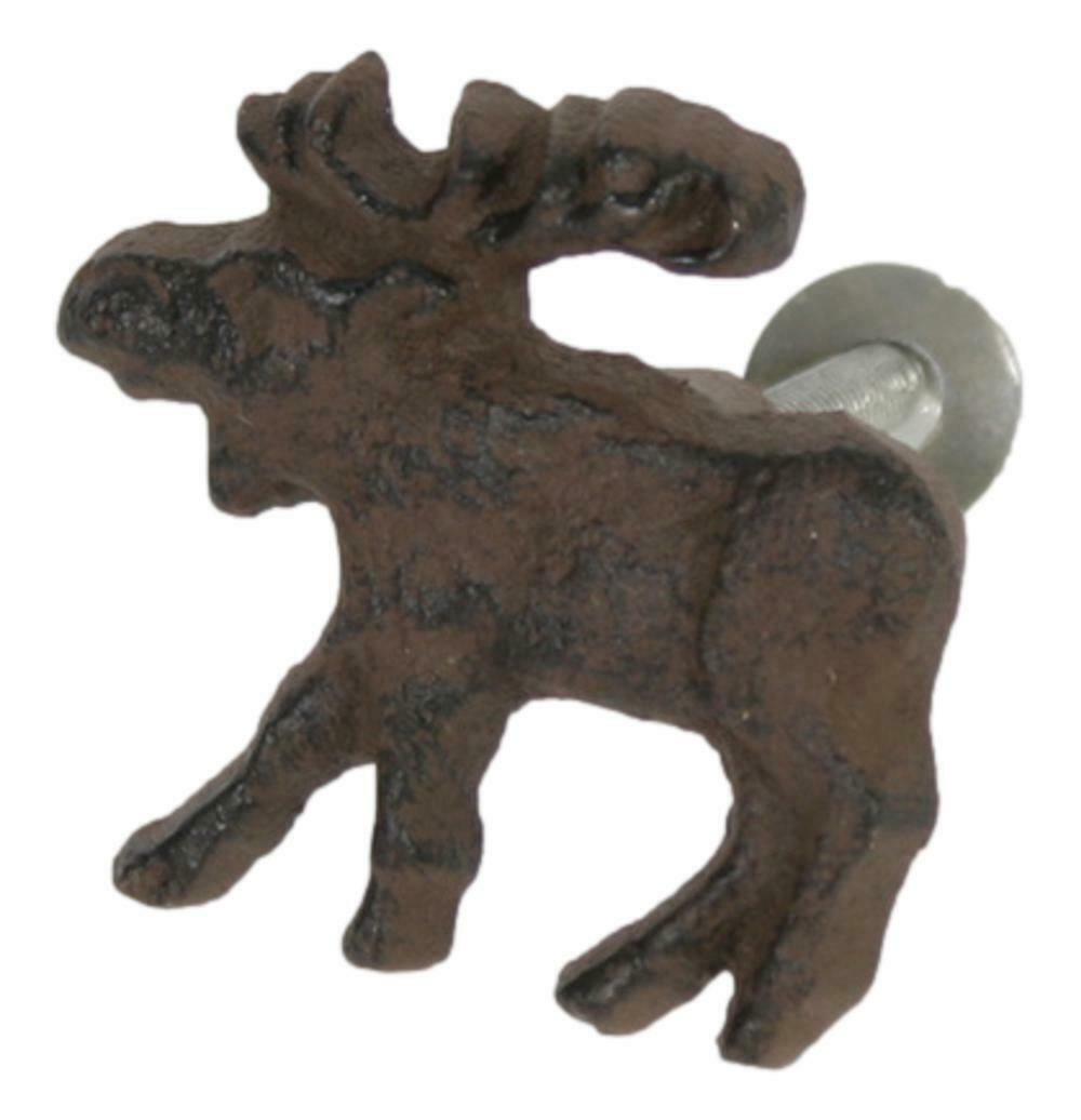 Set of 2 Cast Iron MOOSE Drawer Handle Pulls, by Slifka - Walmart.com