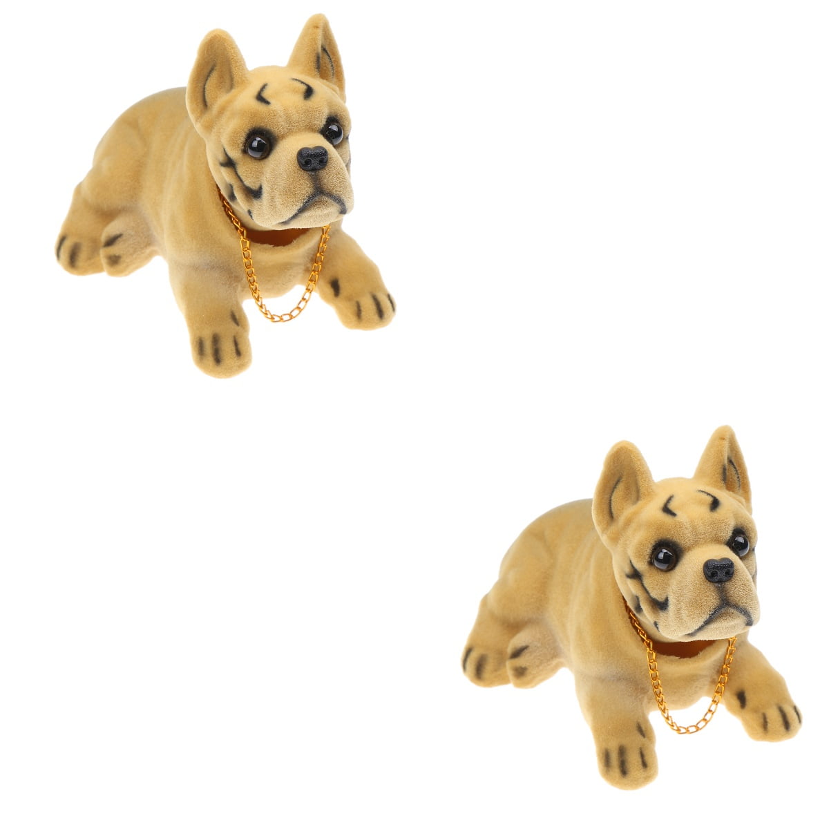 Set of 2 Cat Bobble Head Dog Nodding Head Pugilist Dog Cartoon Dog 15.5 ...