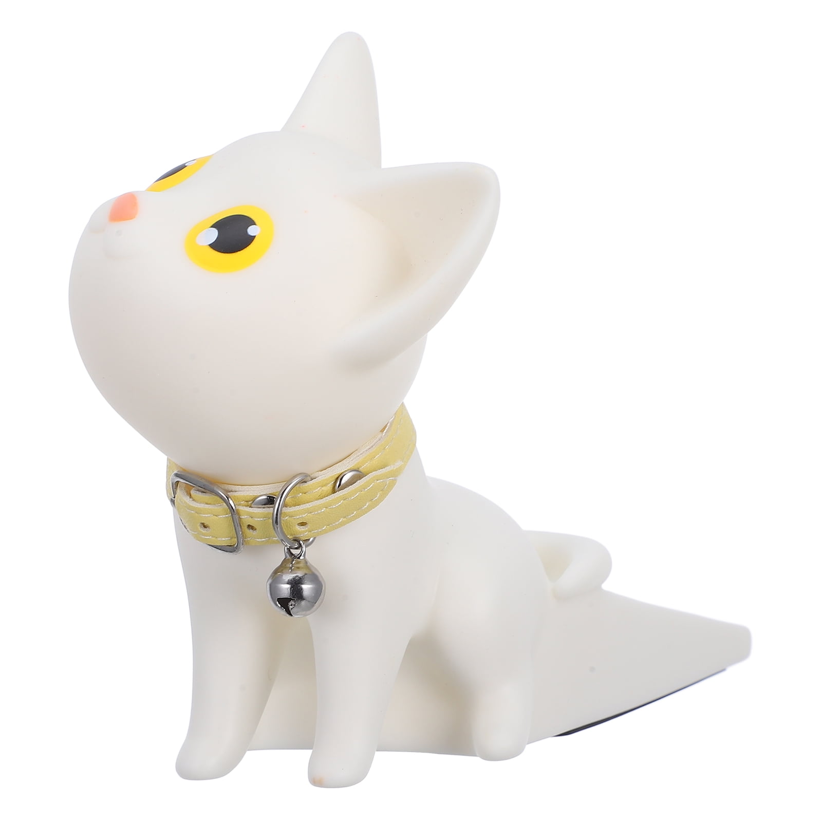 Set of 2 Cat Shape Door Stops Kitten Stopper Wedge Finger Protector ...