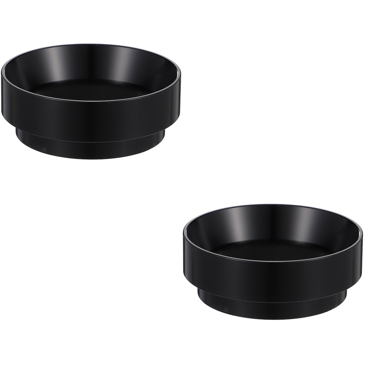 Set of 2 Catcher Coffee Cup Ring Safe Coffee Accessory 6X6X2.2CM Black ...