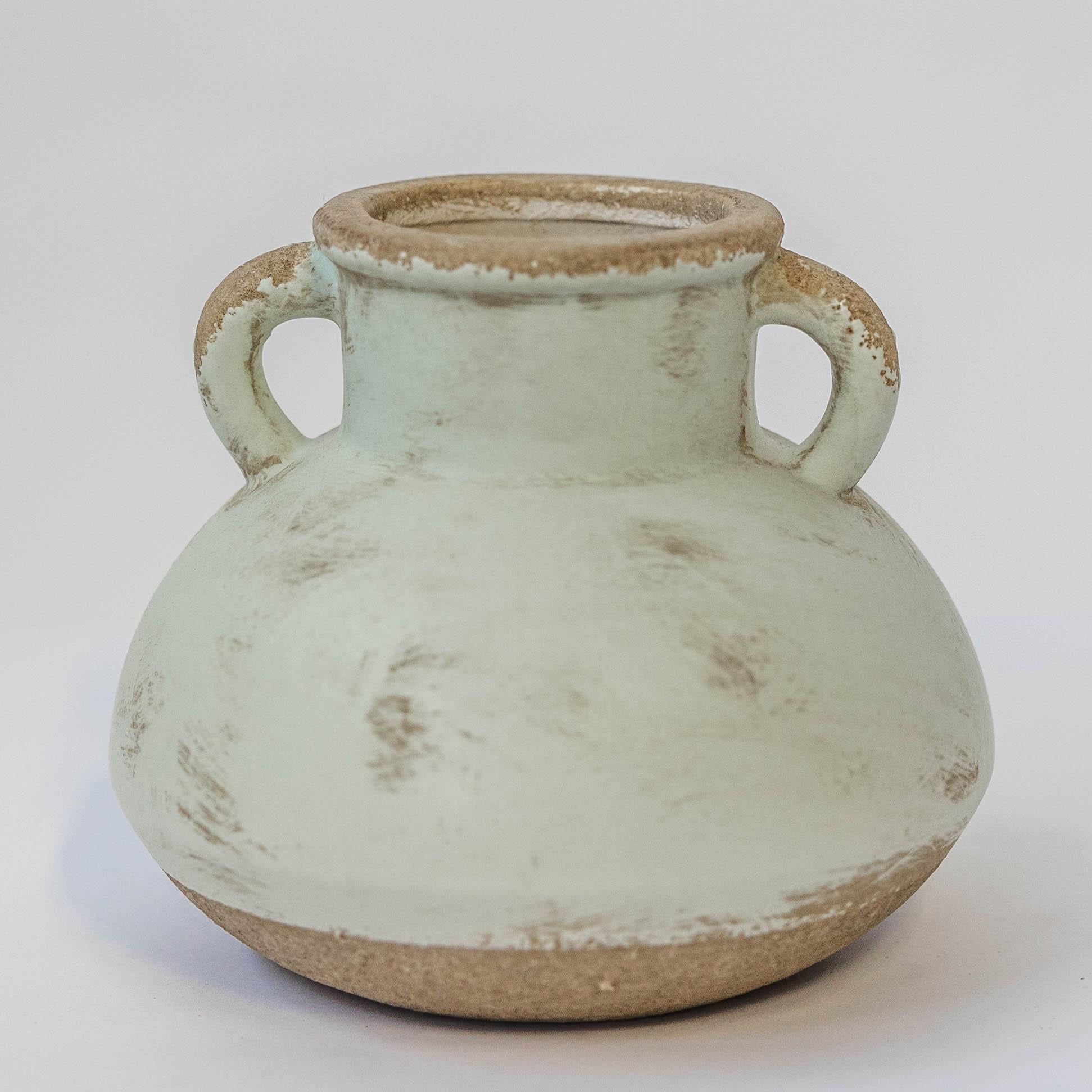 Set of 2 Ceramic Jug Shape With Elephant Ears Handles Vase - Walmart.com