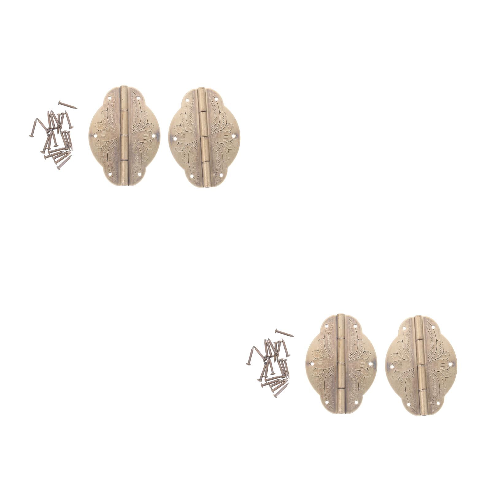 Set of 2 Chains Ring Wooden Box Hinge Wine Hinges Strong Structure ...