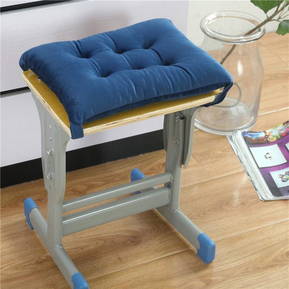Set of 2 Chair Pads,Rectangle Seat Cushion,Super Soft Bar Stool Square ...